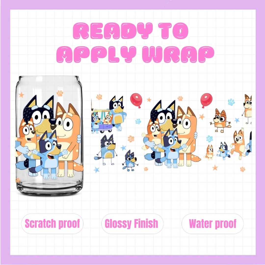 UVDTF Cup Wrap Ready to Apply Printed in House Easy Application Cup ...