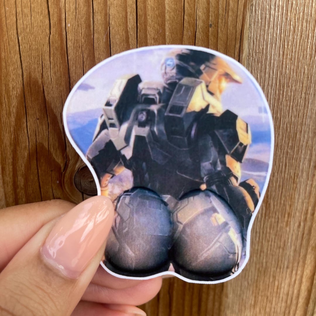 Master Cheeks Funny Meme Sticker Ancient Ring Optical Illusion Sticker, Gaming Meme, Vinyl Decal ...