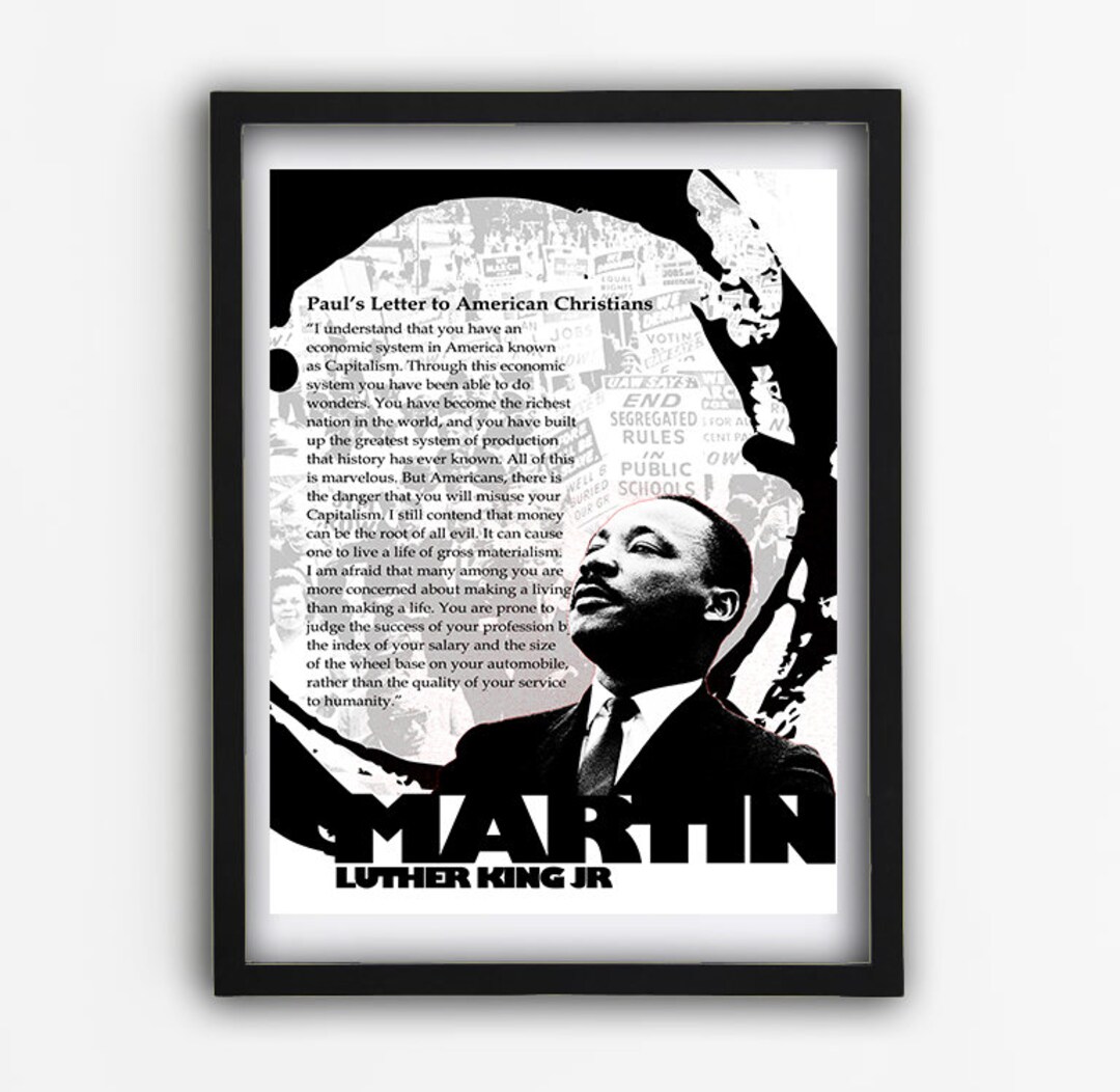 Wall Art Print: Martin Luther King Jr Series - Etsy