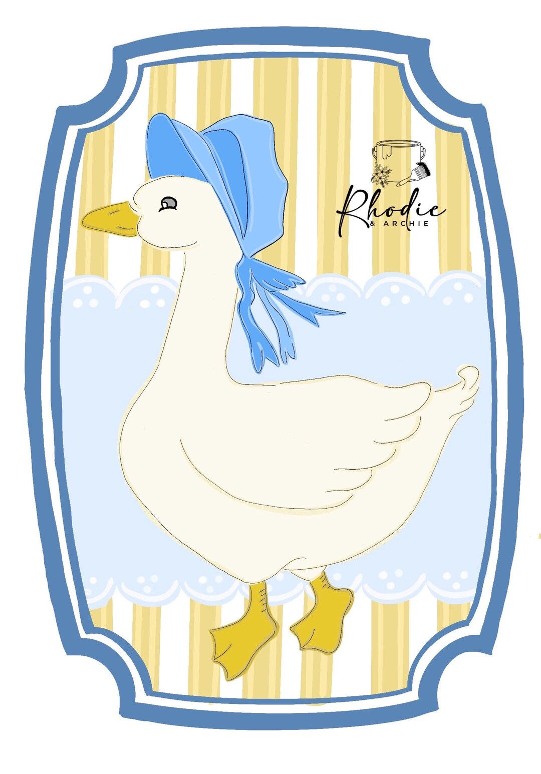 Goose Door Hanger Template: DIY Painting Template (PDF & JPEG) - Etsy
