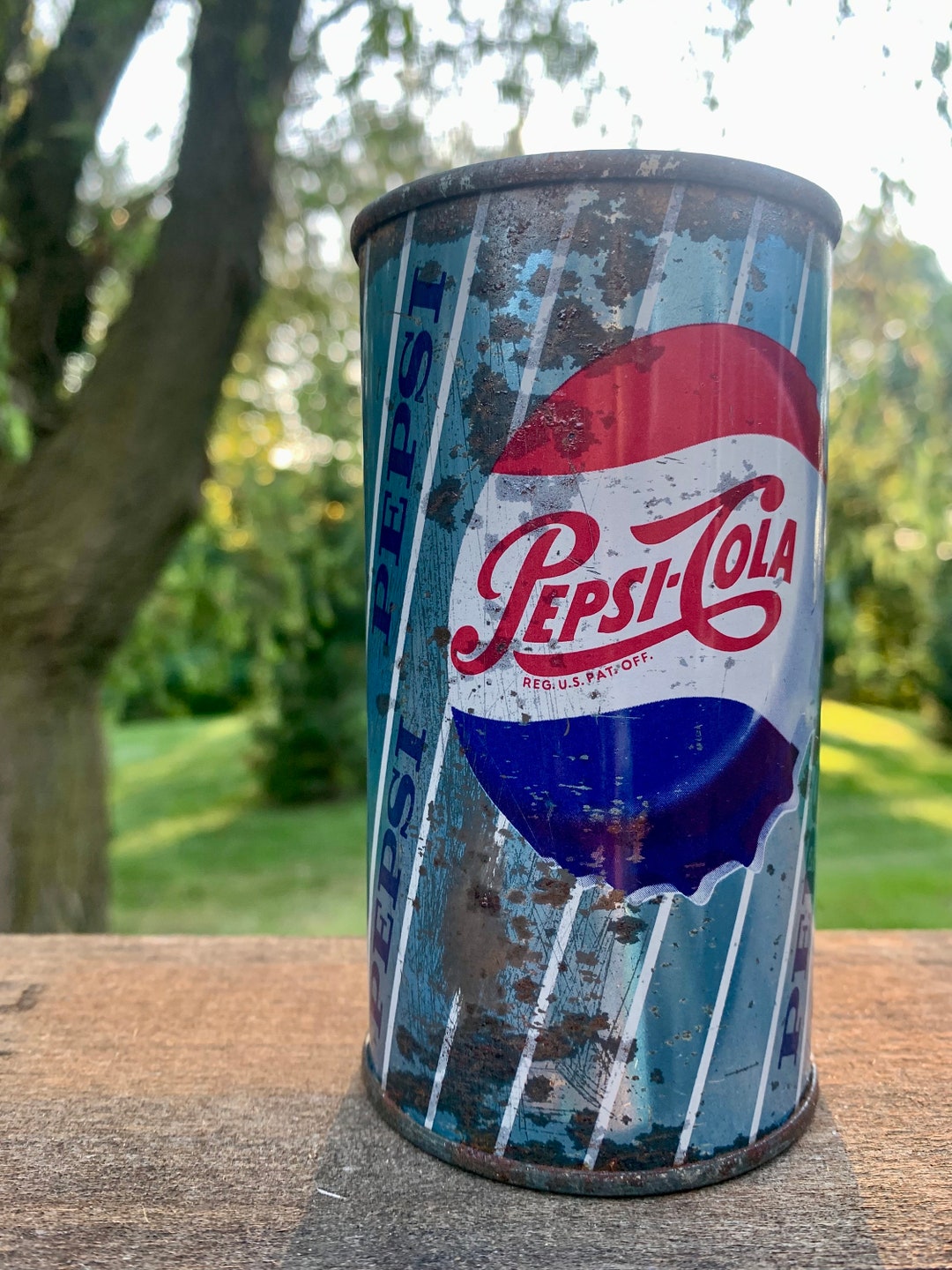 Vintage 1960s Pepsi-cola Flat Top Can - Etsy