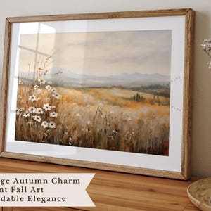 Fall Frame Art Set of Autumn Landscape Paintings for Fall Home Decor ...