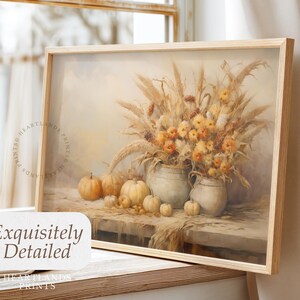 Fall Frame Art Set of Autumn Landscape Paintings for Fall Home Decor ...