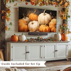 Fall Frame TV Art Set of Autumn Landscape Paintings for Samsung Frame ...