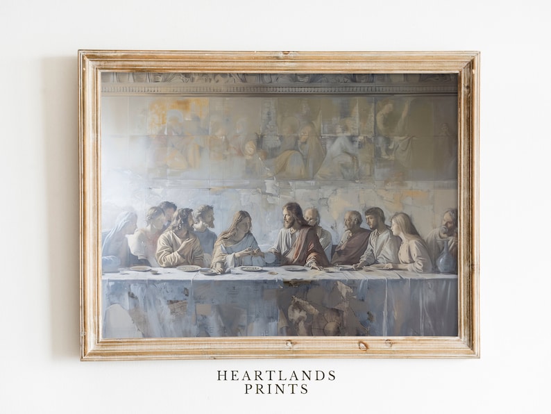 Printable the Last Supper Painting - Leonardo Da Vinci Wall Art ...