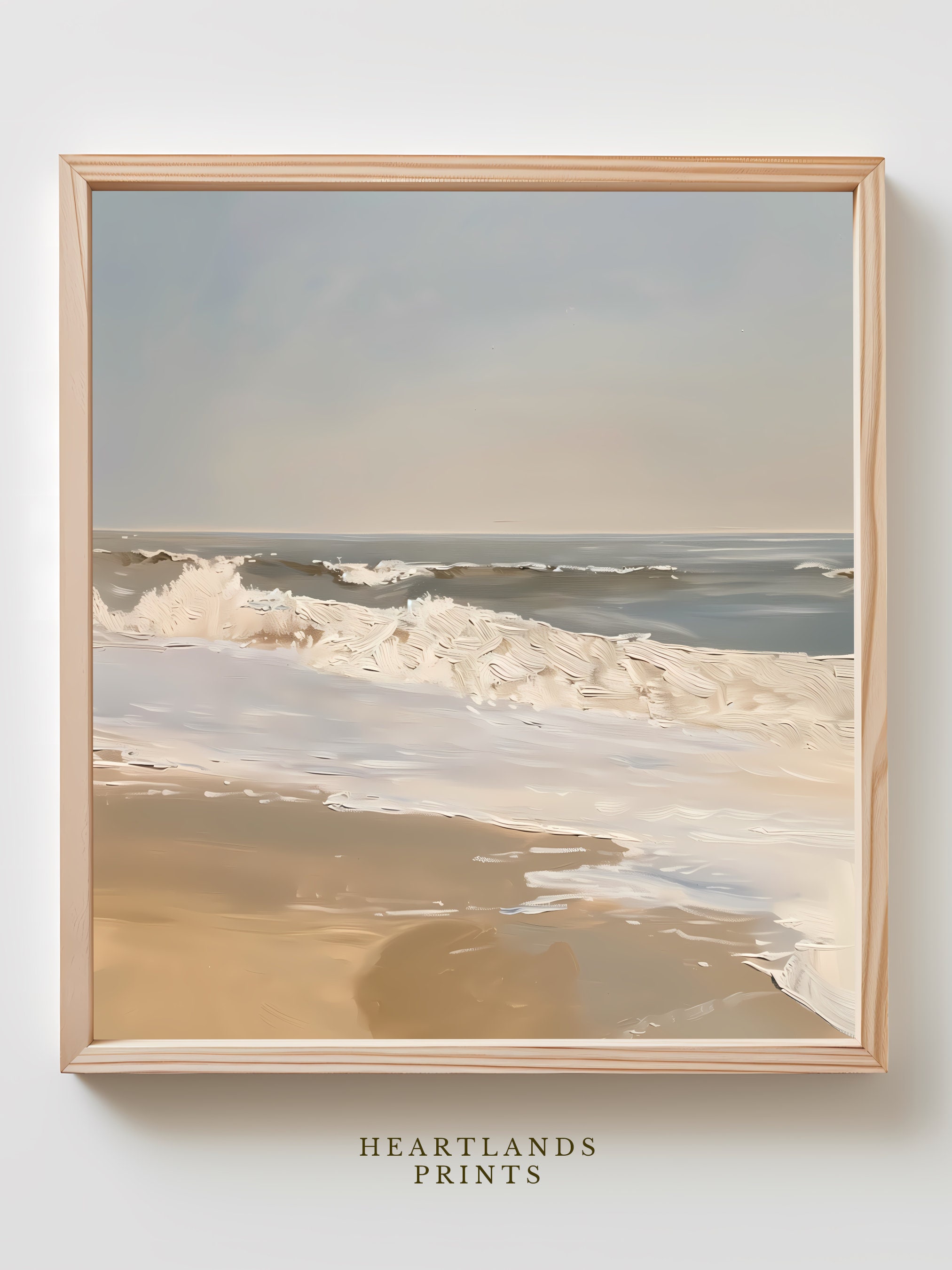 Digital Beach Art Surfboard Wall Art Ocean-inspired Style Beach Wall ...