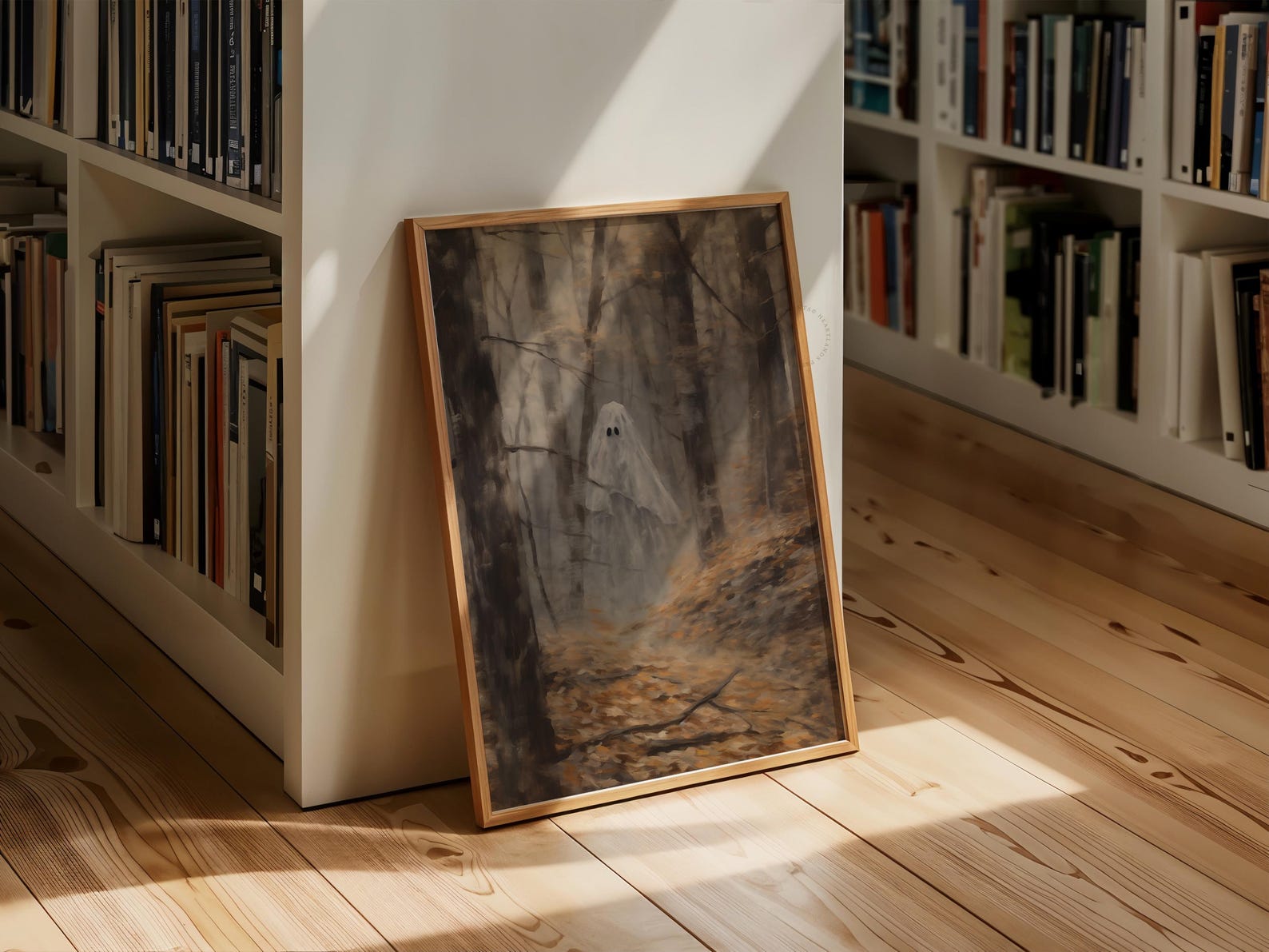 Ghost Artwork Printable Painting of a Spooky Ghost, Ghostly Halloween ...