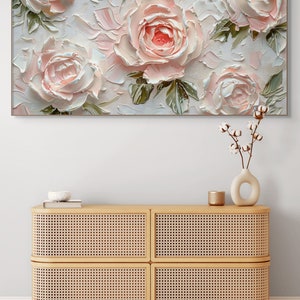 Abstract Pink Rose Frame TV Pictures: Floral Spring Color Palette ...