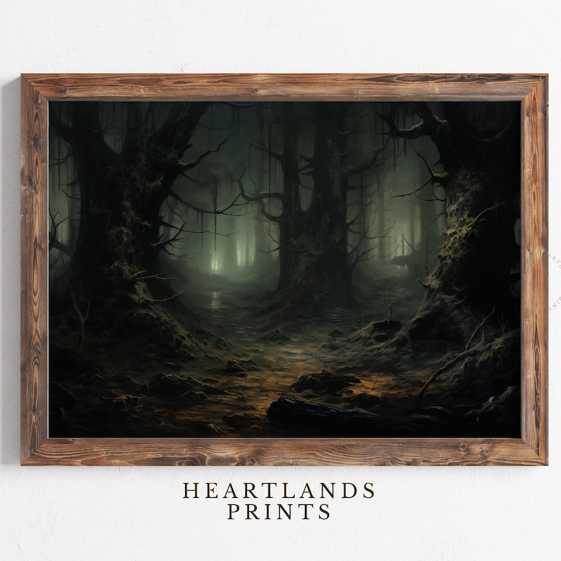 Forbidden Forest Print - Etsy