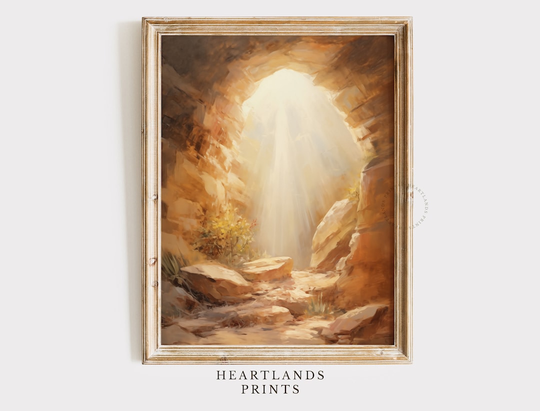 Resurrection of Christ Artwork Jesus Resurrection Printable Digital Art ...