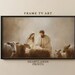 Jesus Frame TV Art Christmas Nativity Art Scene, Christian Artwork for ...