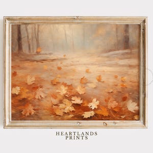 Fall Frame Art Set of Autumn Landscape Paintings for Fall Home Decor ...