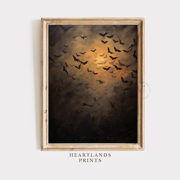 Bat Art Print - Etsy