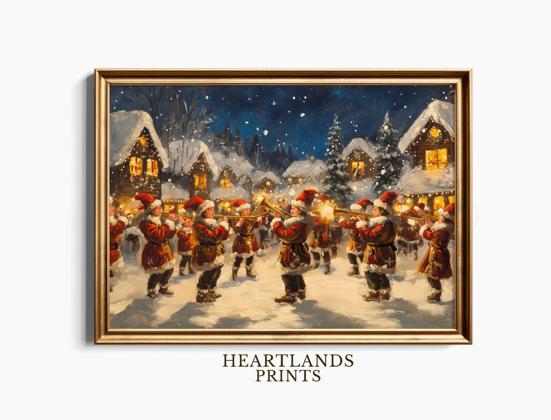 12 Days of Christmas Print, Eleven Pipers Piping Christmas Wall Art ...