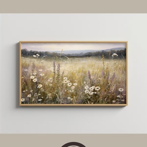 Lavender Painting of Springfield Perennial Flowers Perfect Springtime ...