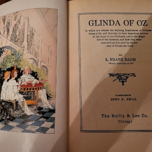 Glinda of Oz, by L. Frank Baum Copyright 1920 - Etsy