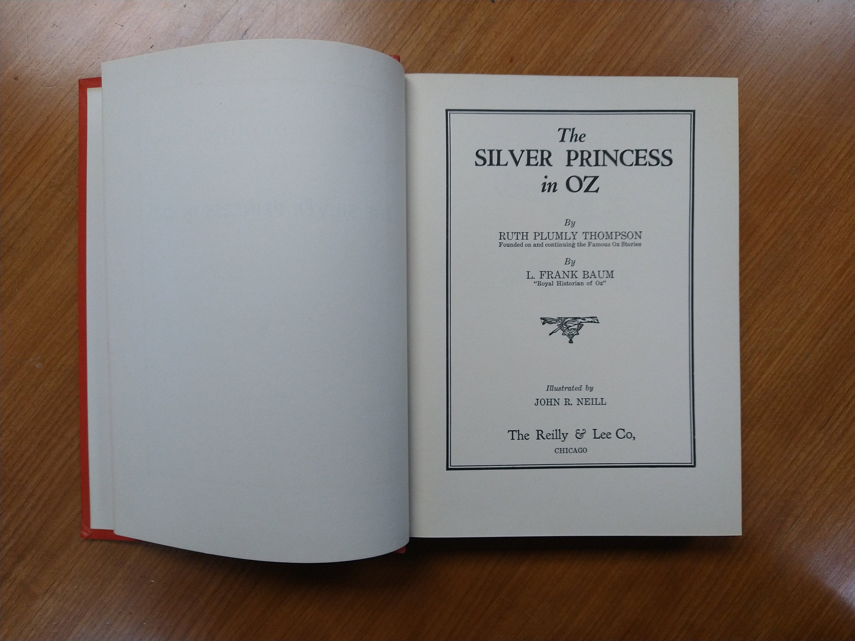 The Silver Princess in Oz, by Ruth Plumley Thompson, Copyright 1938 - Etsy