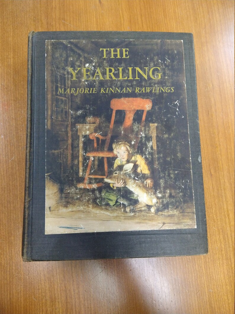 The Yearling, by Marjorie Kinnan Rawlings, Vintage Book, Scribners - Etsy