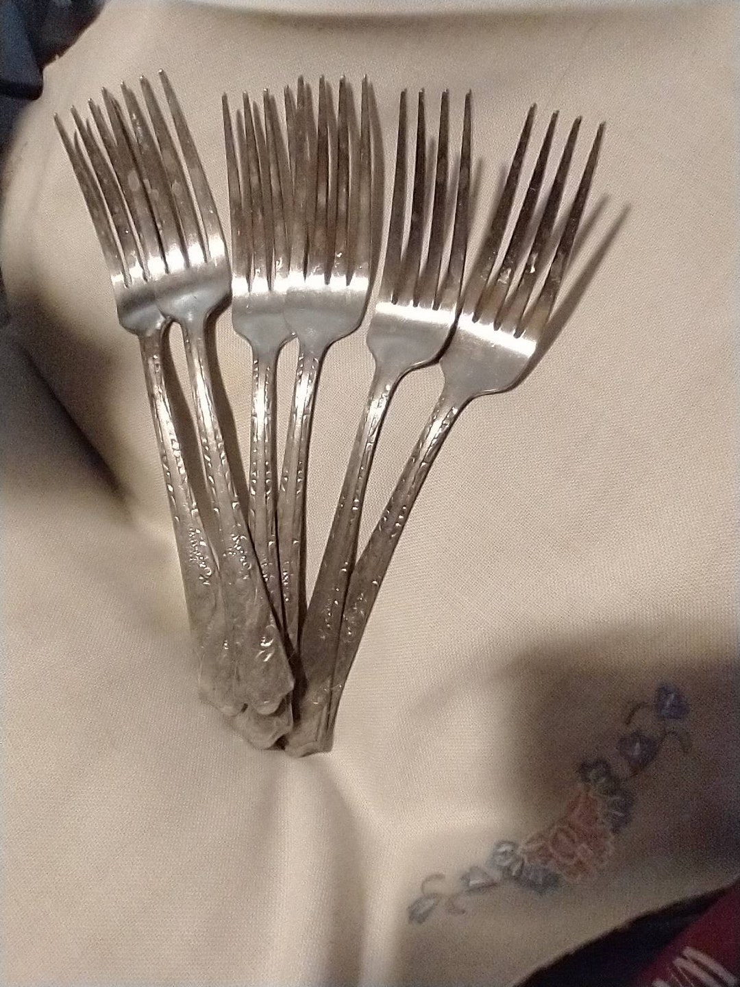 Malabar Plate Forks, Set of 6 - Etsy