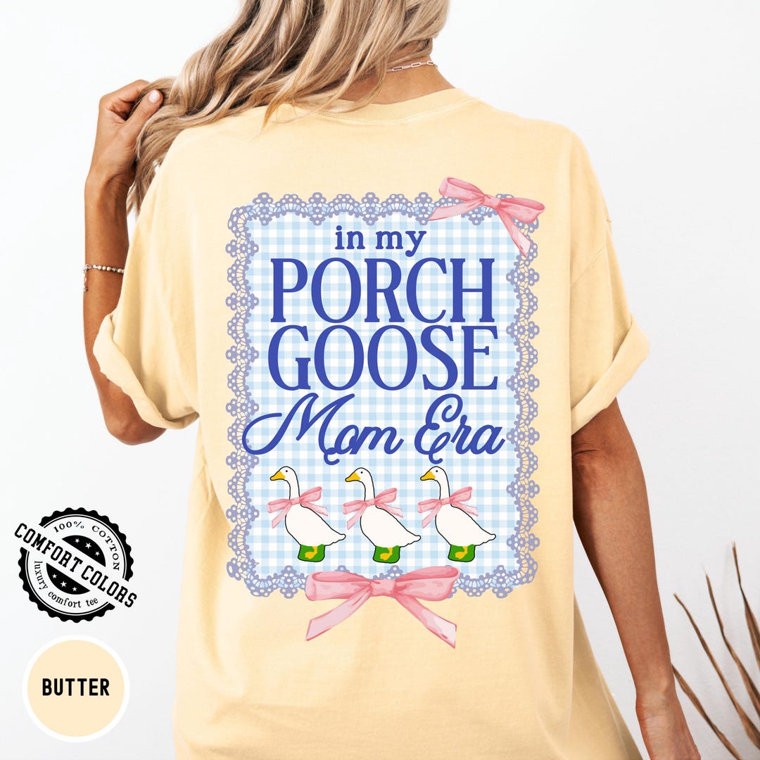 Porch Goose Shirt - Front and Back Design, Porchgoose, Social Club ...