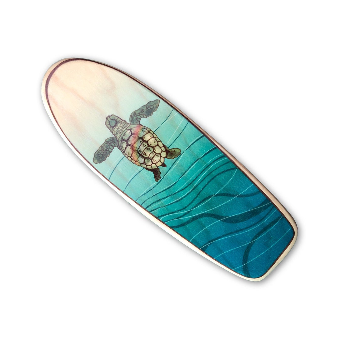 10 Inch Mini Wooden Surfboard Single Board Beach and Surf - Etsy