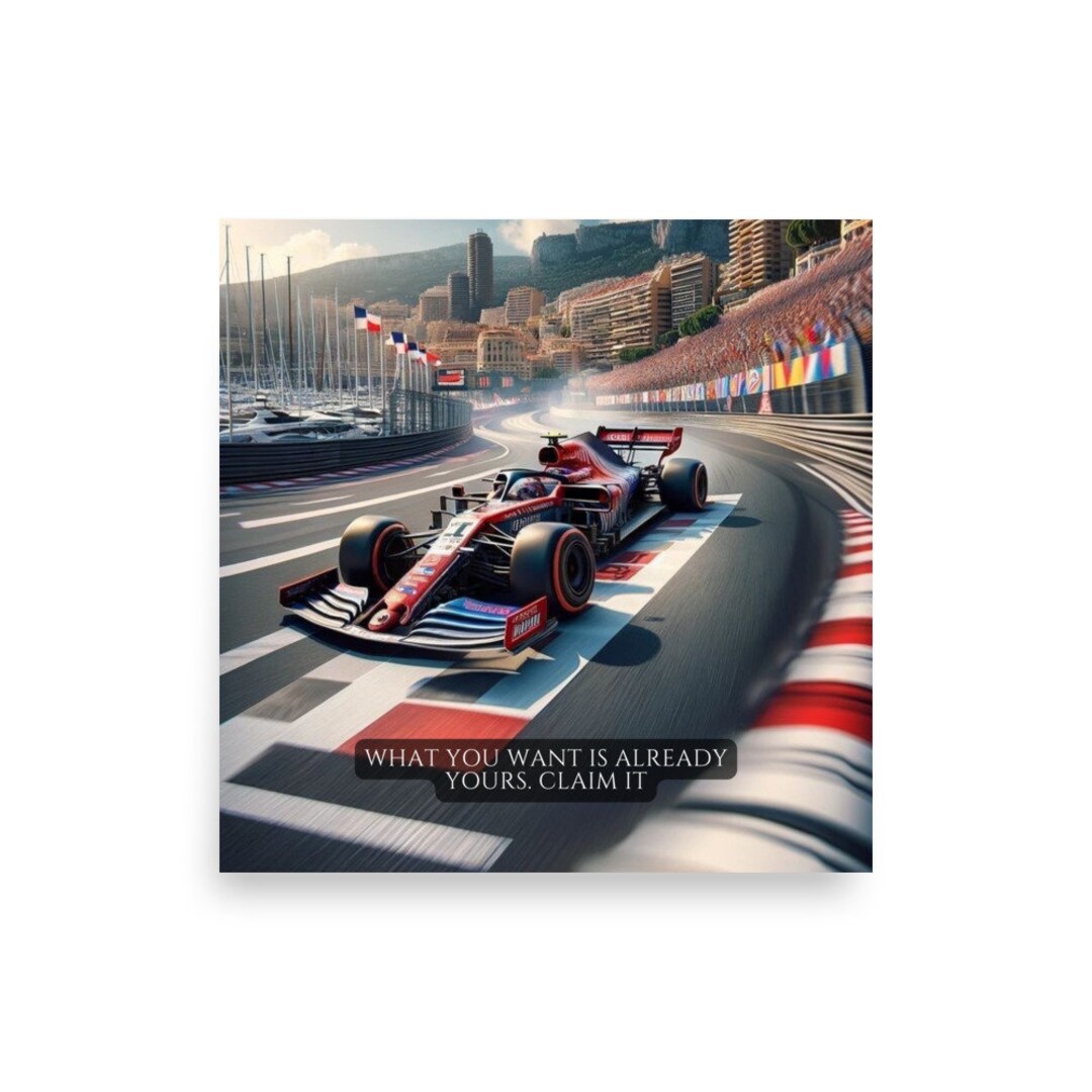 F1 Motivation Poster - Etsy