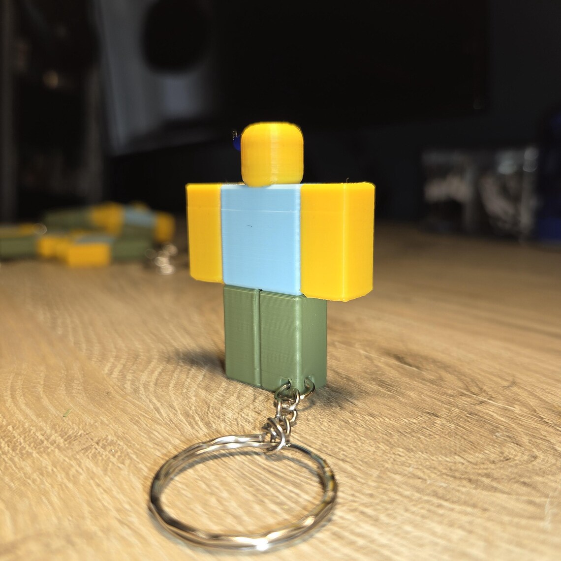 Roblox Noob Keychain, Non Articulated Figure - Keyring Included - Etsy