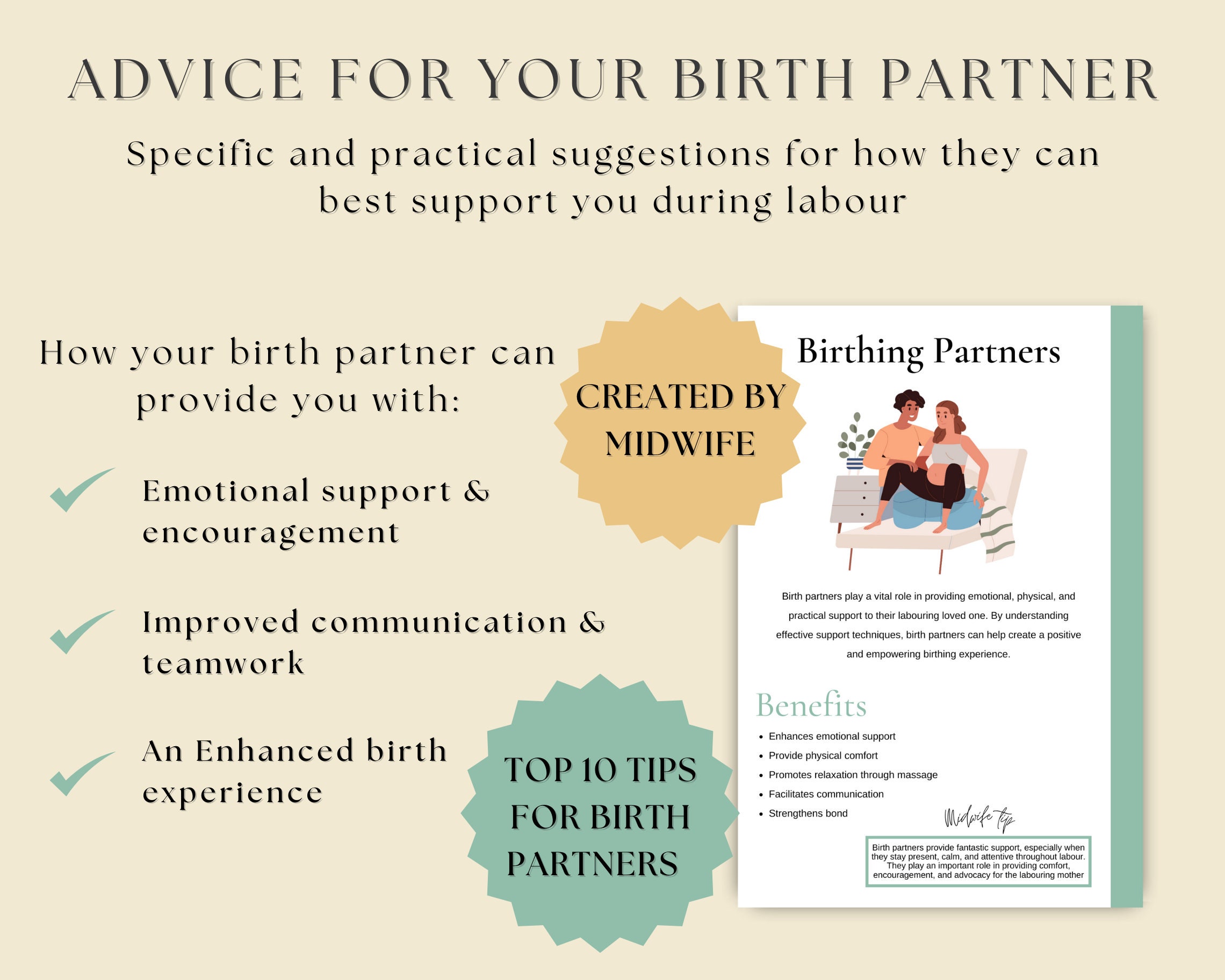 Essential Birth Positions, Labor Position Flashcards, Printable Birth ...