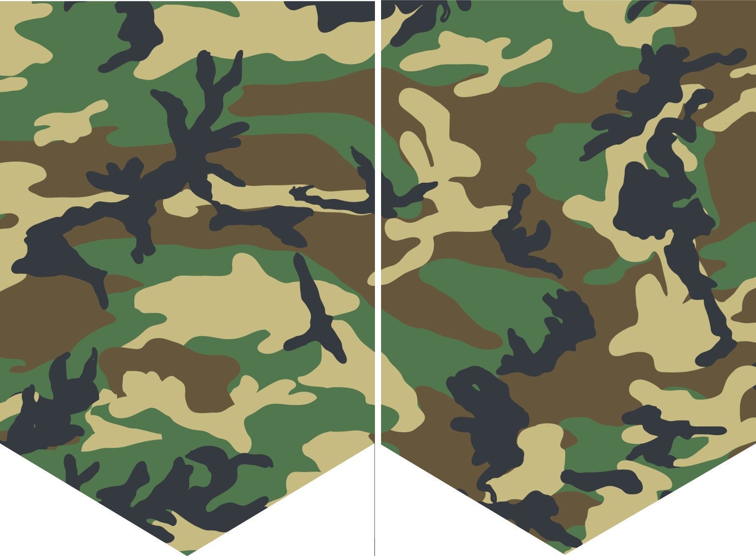 Instant Download Printable Digital Party Bunting Banner, White Letters ...