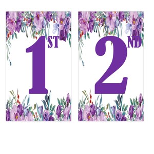 Instant Download Printable Digital Party Bunting Banner, Purple Letters ...