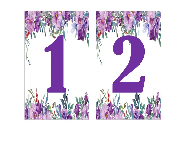 Instant Download Printable Digital Party Bunting Banner, Purple Letters ...