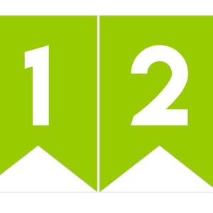 Instant Download Printable Digital Party Bunting Banner, White Letters ...