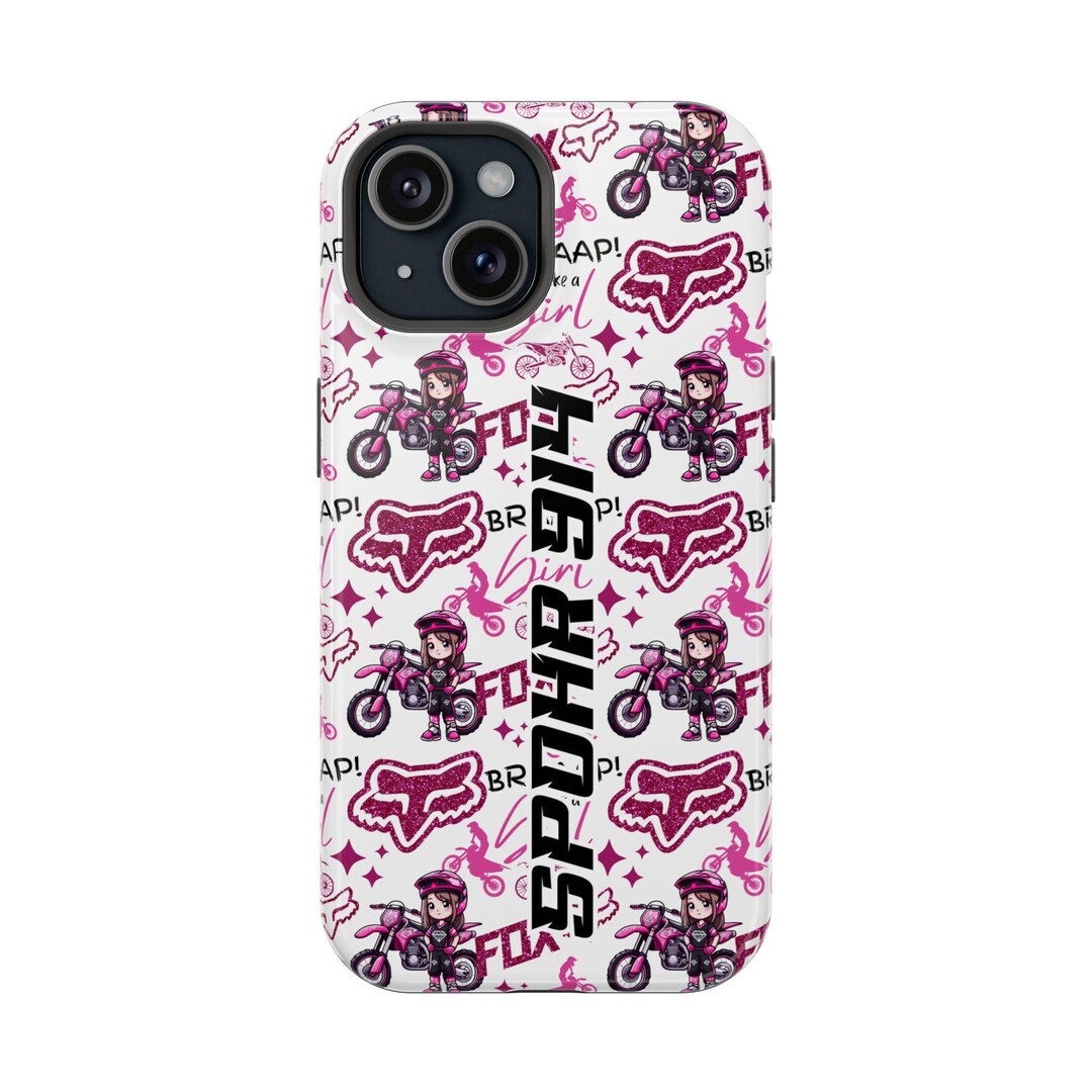 Fox Racing Motocross Magsafe iPhone Case, Racing Phone Case, Moto Girl ...