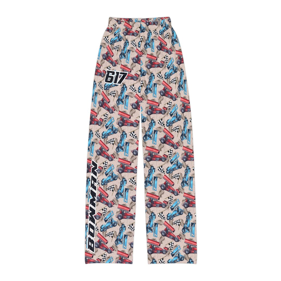 Kids Sprint Car PJ Pants, Racing PJ Pants, Sprint Car Pajamas, Dirt ...