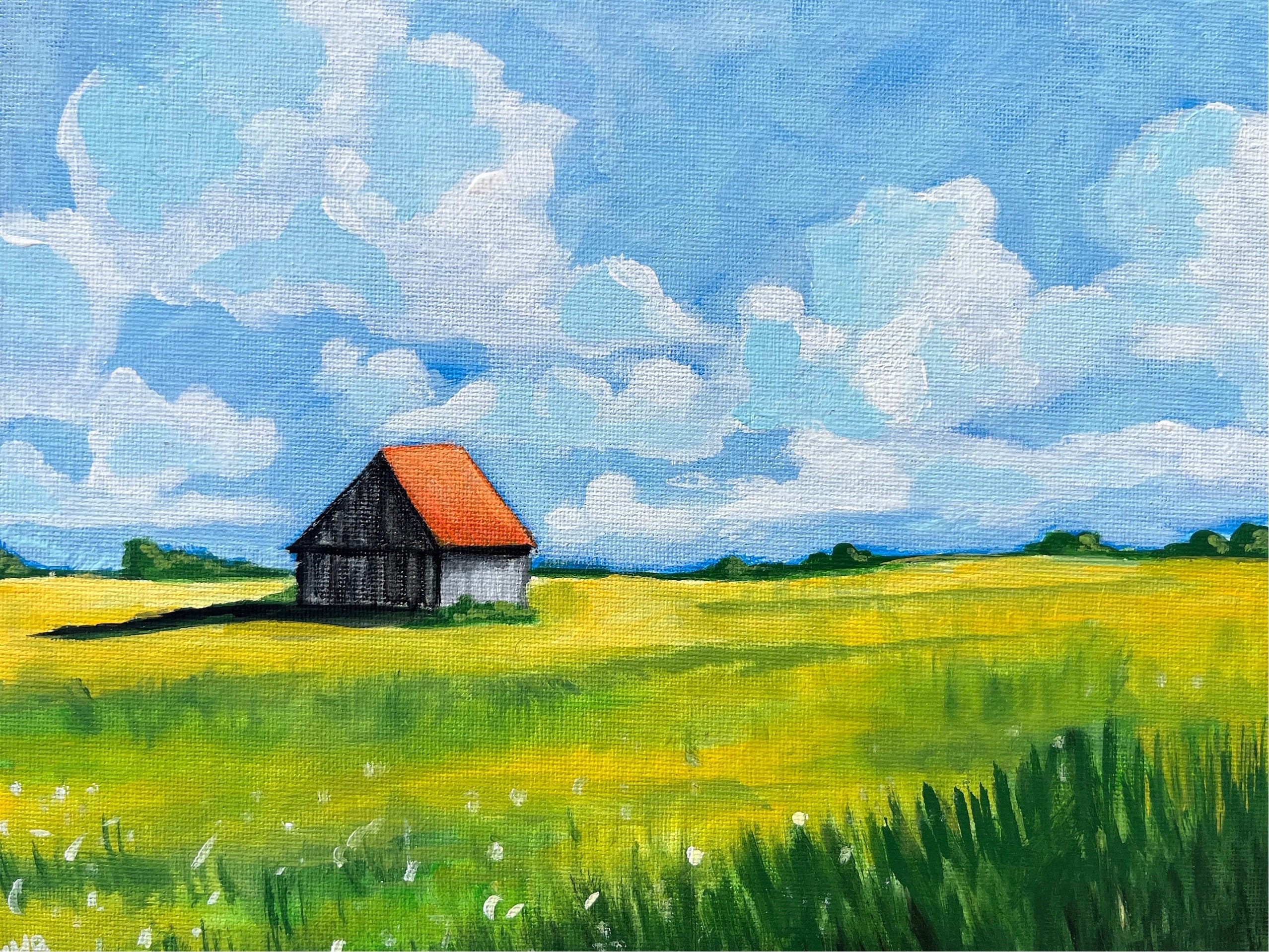 Midwest Meadows 8"x10" Original Contemporary Impressionism Landscape ...