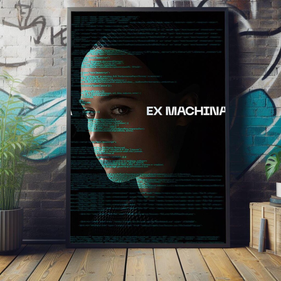 Alicia Vikander Poster, Ex Machina Movie Poster Classic Film Movie TV ...
