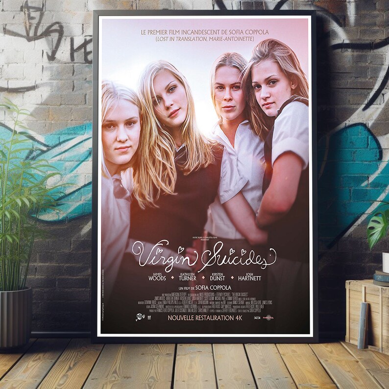 The Virgin Suicides Poster High Quality Canvas Wall Art Classic Movie ...