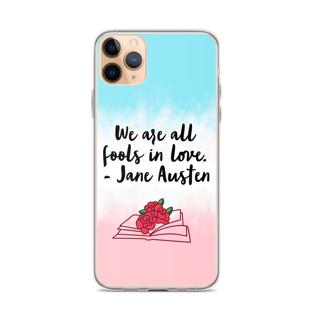 Jane Austen - Fools in Love - Clear Case for Iphone® - Etsy