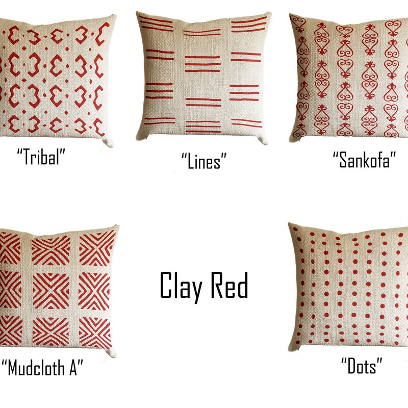 Red Pillow - Etsy
