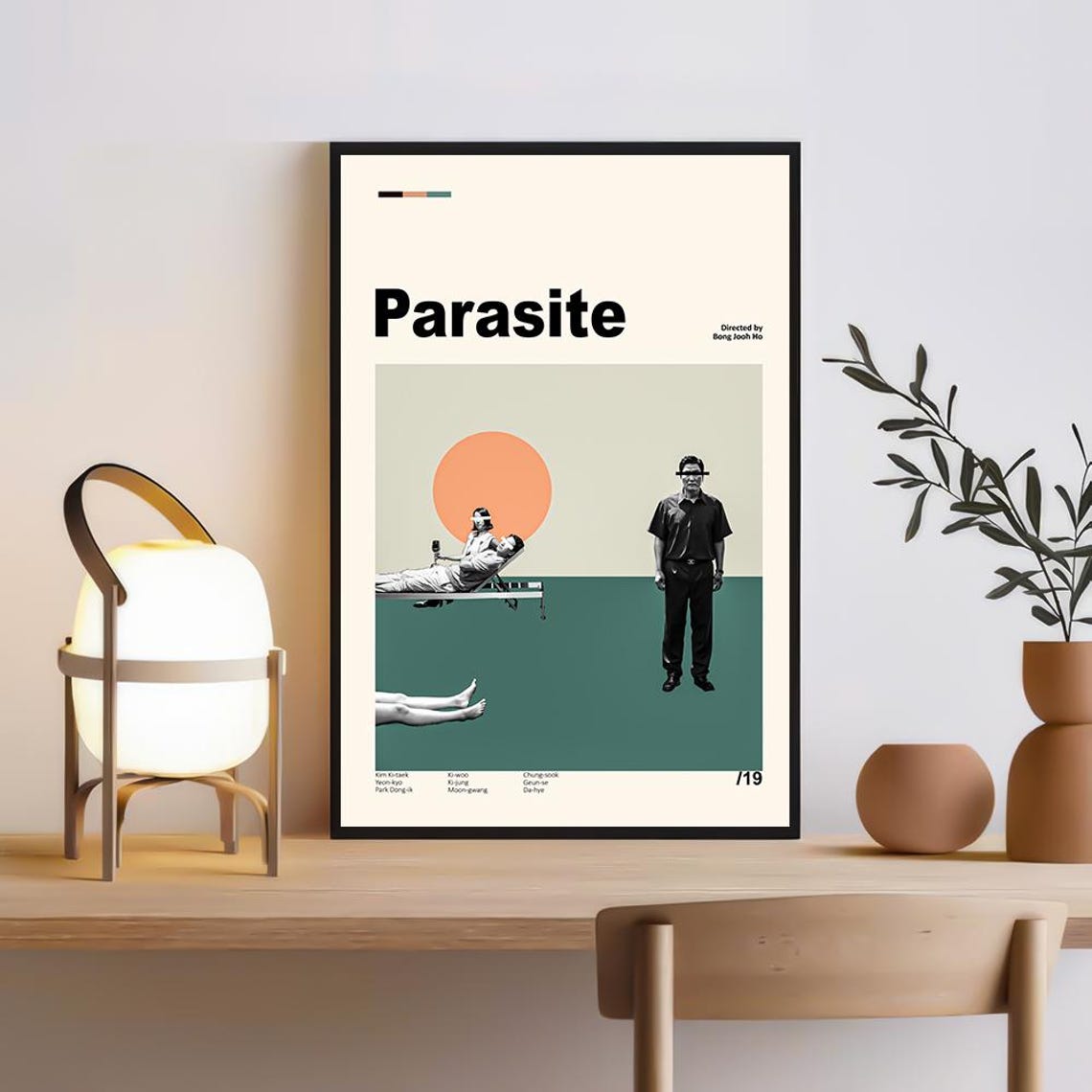 Parasite Movie Poster Minimalist Poster Home Decor Wall Art Canvas ...