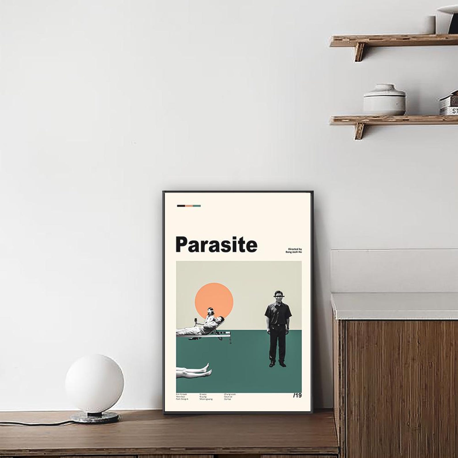 Parasite Movie Poster Minimalist Poster Home Decor Wall Art Canvas ...
