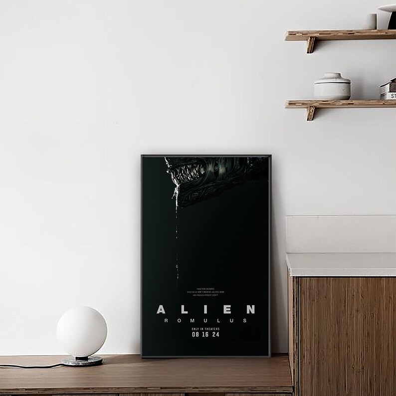 Alien Romulus Movie Poster Minimalist Poster Home Decor Wall Art Canvas ...
