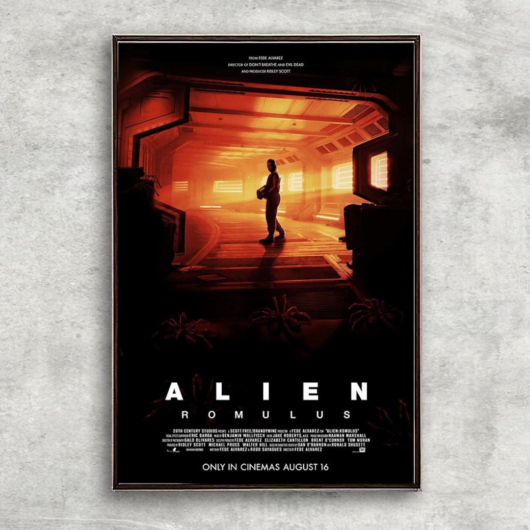 Alien Romulus Movie Poster Minimalist Poster Home Decor Wall Art Canvas ...