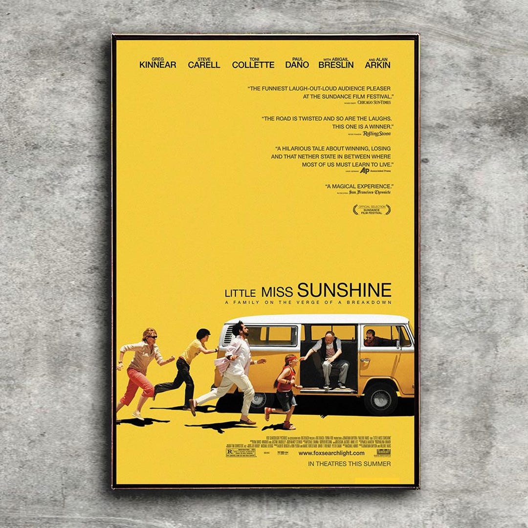 LITTLE MISS SUNSHINE Movie Poster Minimalist Poster Home Decor Wall Art ...