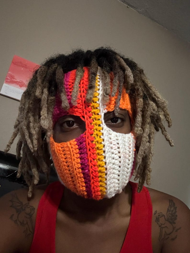 Mask Crochet Pattern - Etsy