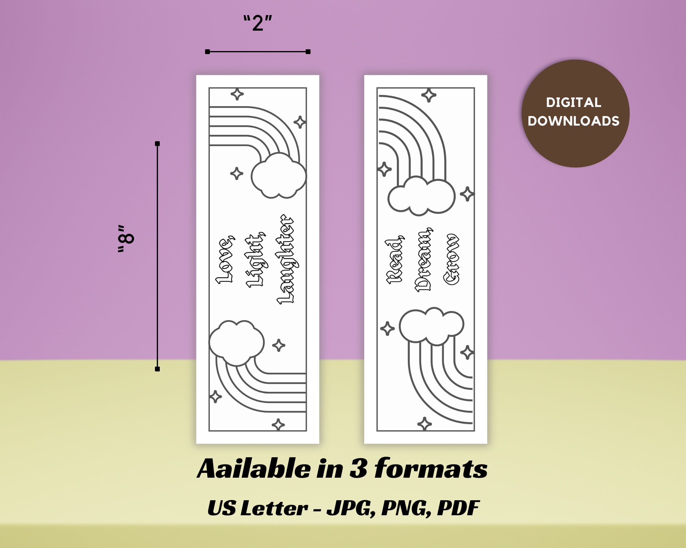 Printable Coloring Bookmarks, Reading Quotes Bookmarks, Kids Coloring ...