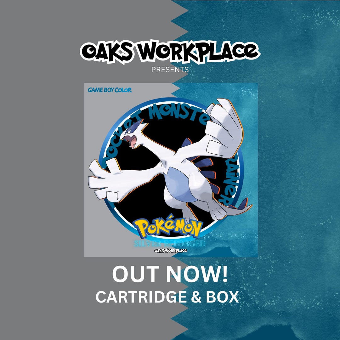 Pokemon Silver 97 Reforged RTC Rom for GBC, Cartridge and Box - Etsy