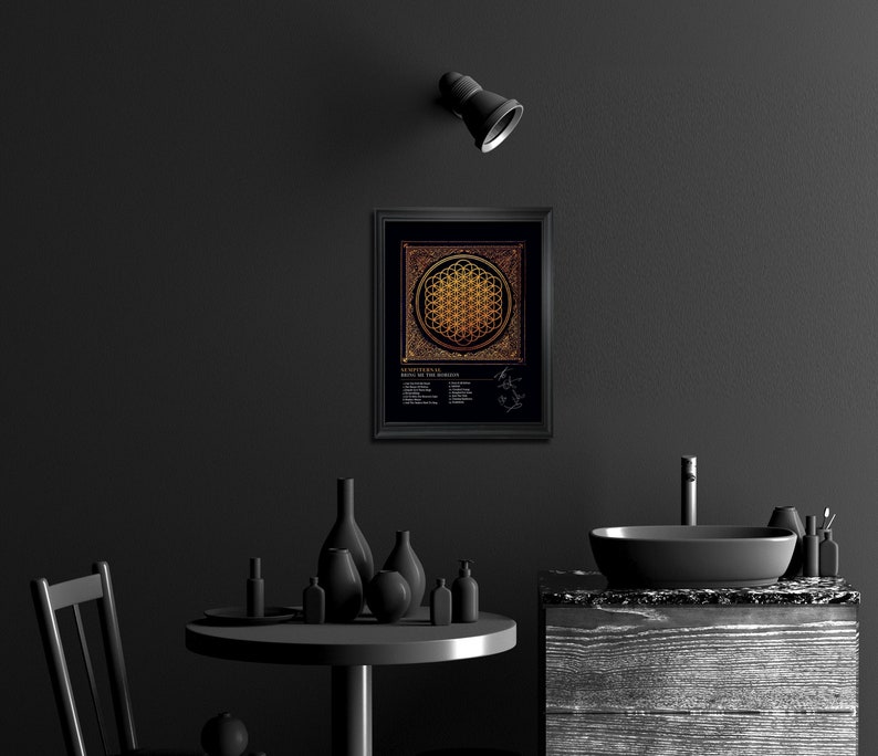 Sempiternal Album Artwork Bring Me the Horizon Poster, BMTH Print Rock ...