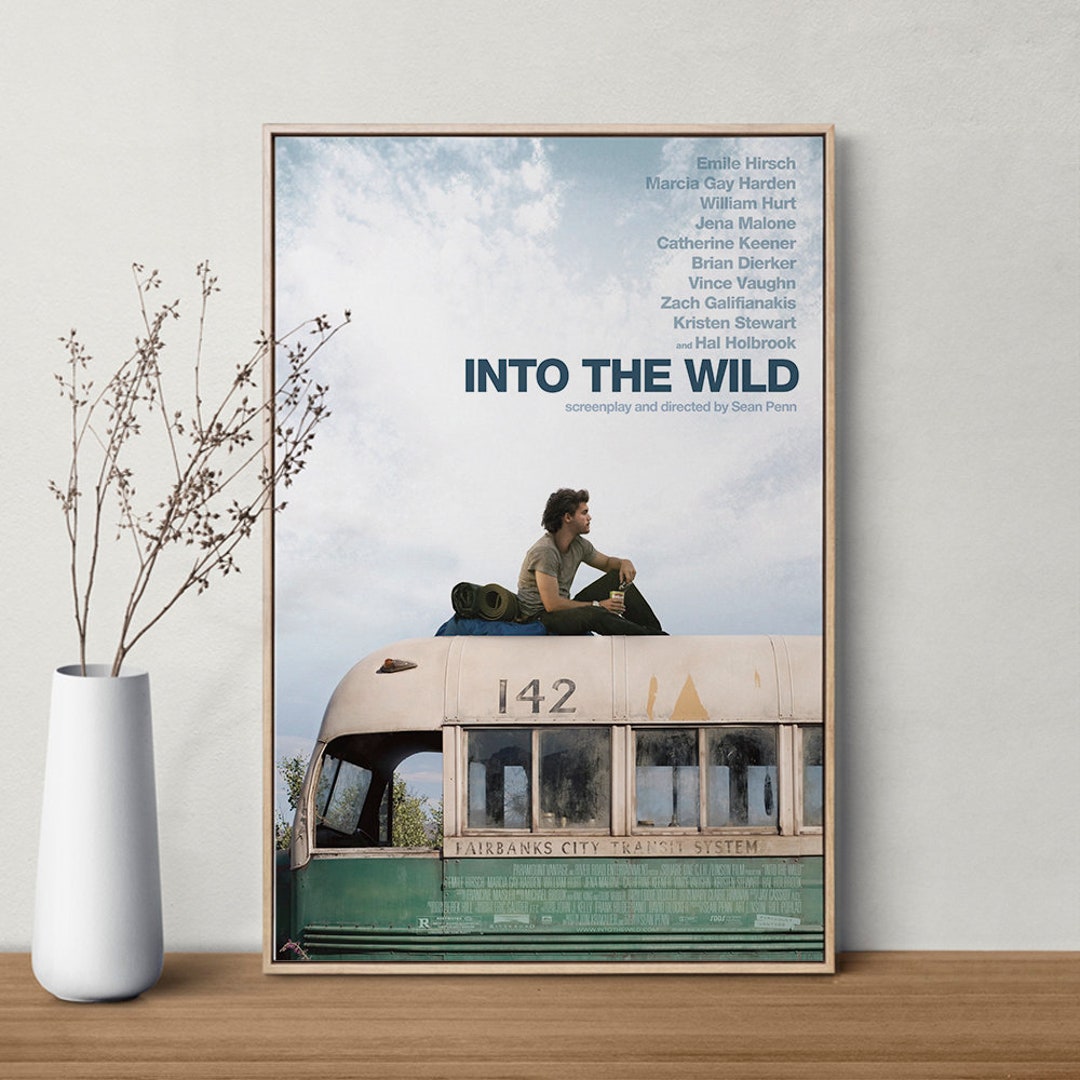 Into the Wild Movie Poster, Movie Wall Art, Canvas Poster Printing ...