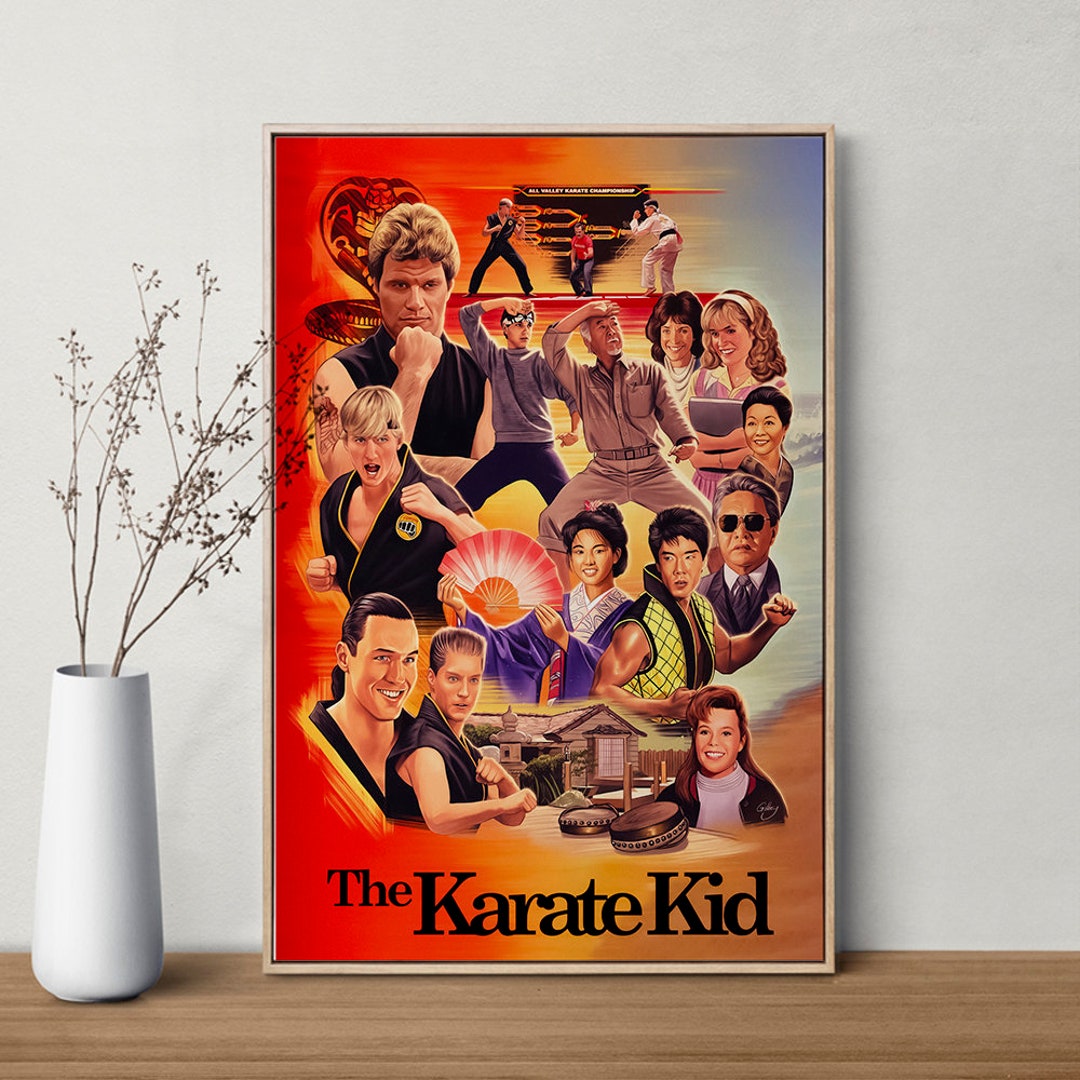 The Karate Kid Movie Poster, Movie Wall Art, Canvas Poster Printing ...